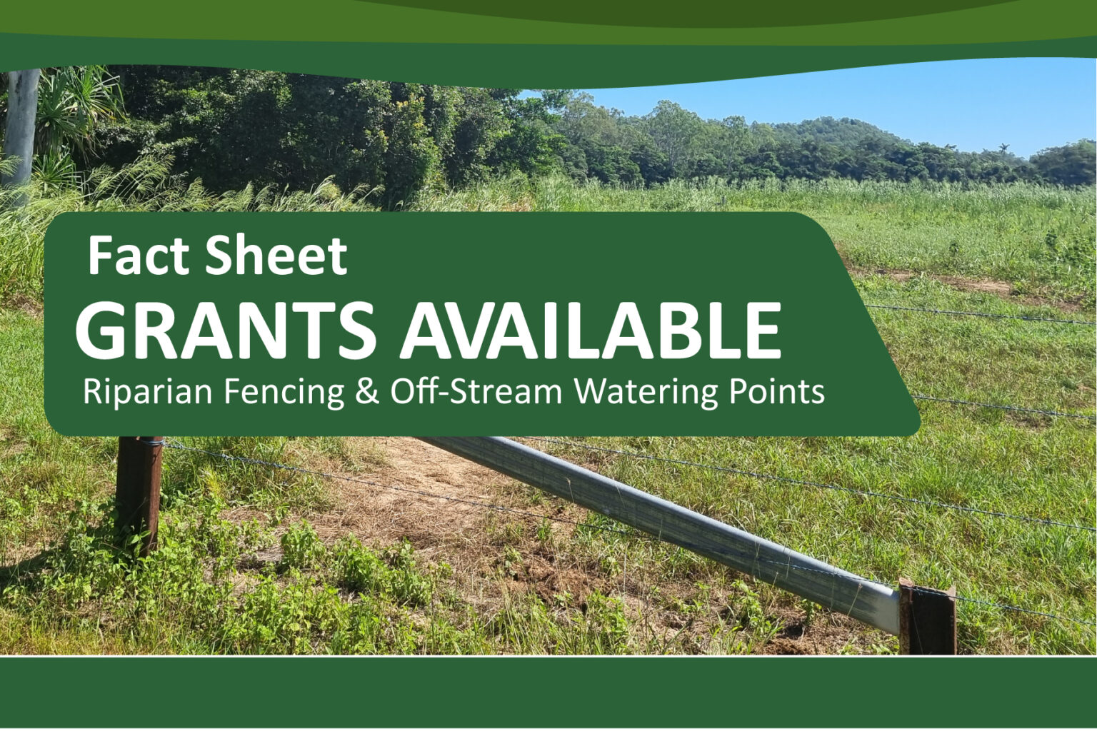 Riparian Fencing and Offs-tream Watering Points Grant Fact Sheet - Reef ...
